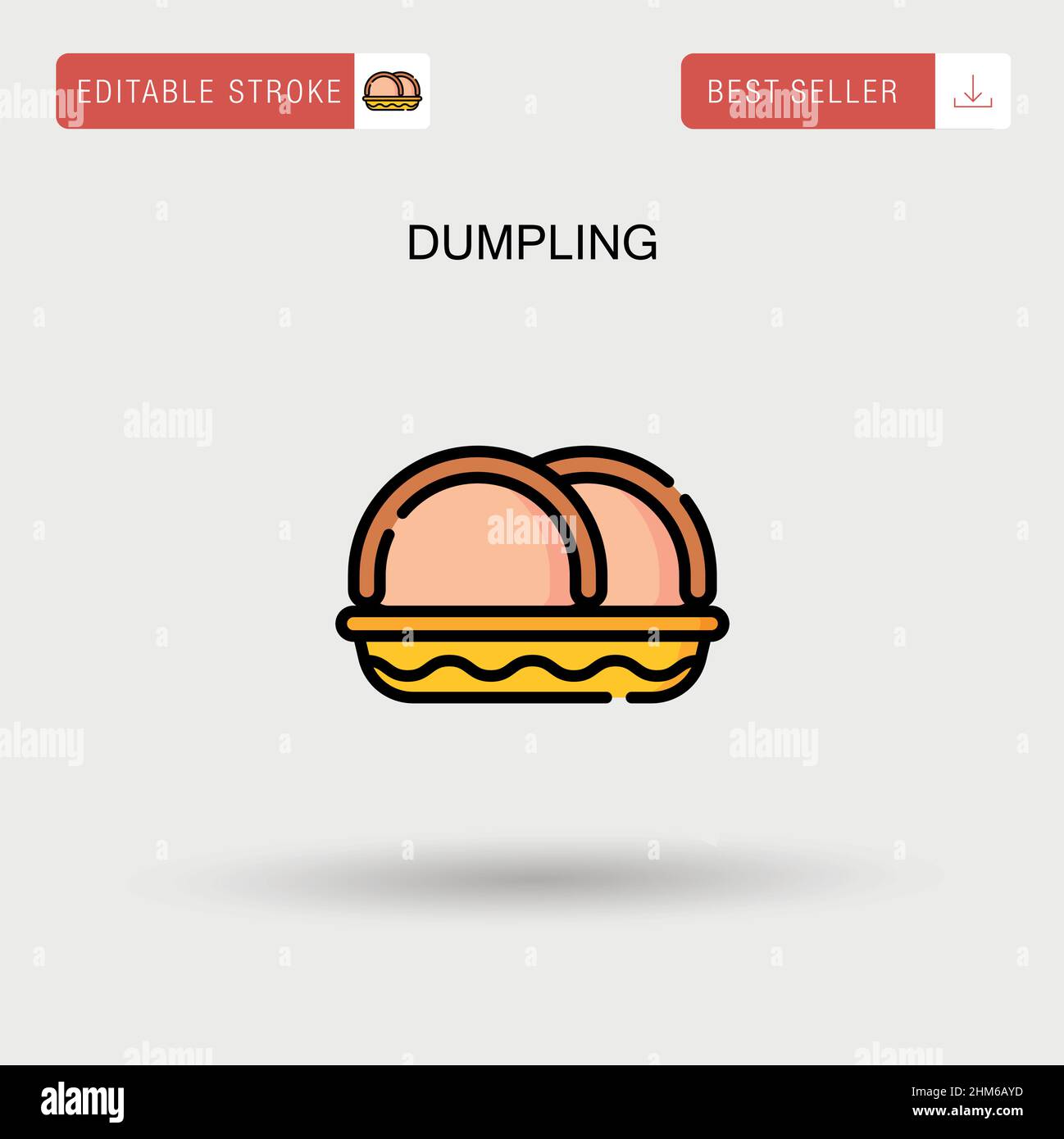 Vegetable dumpling Stock Vector Images - Alamy