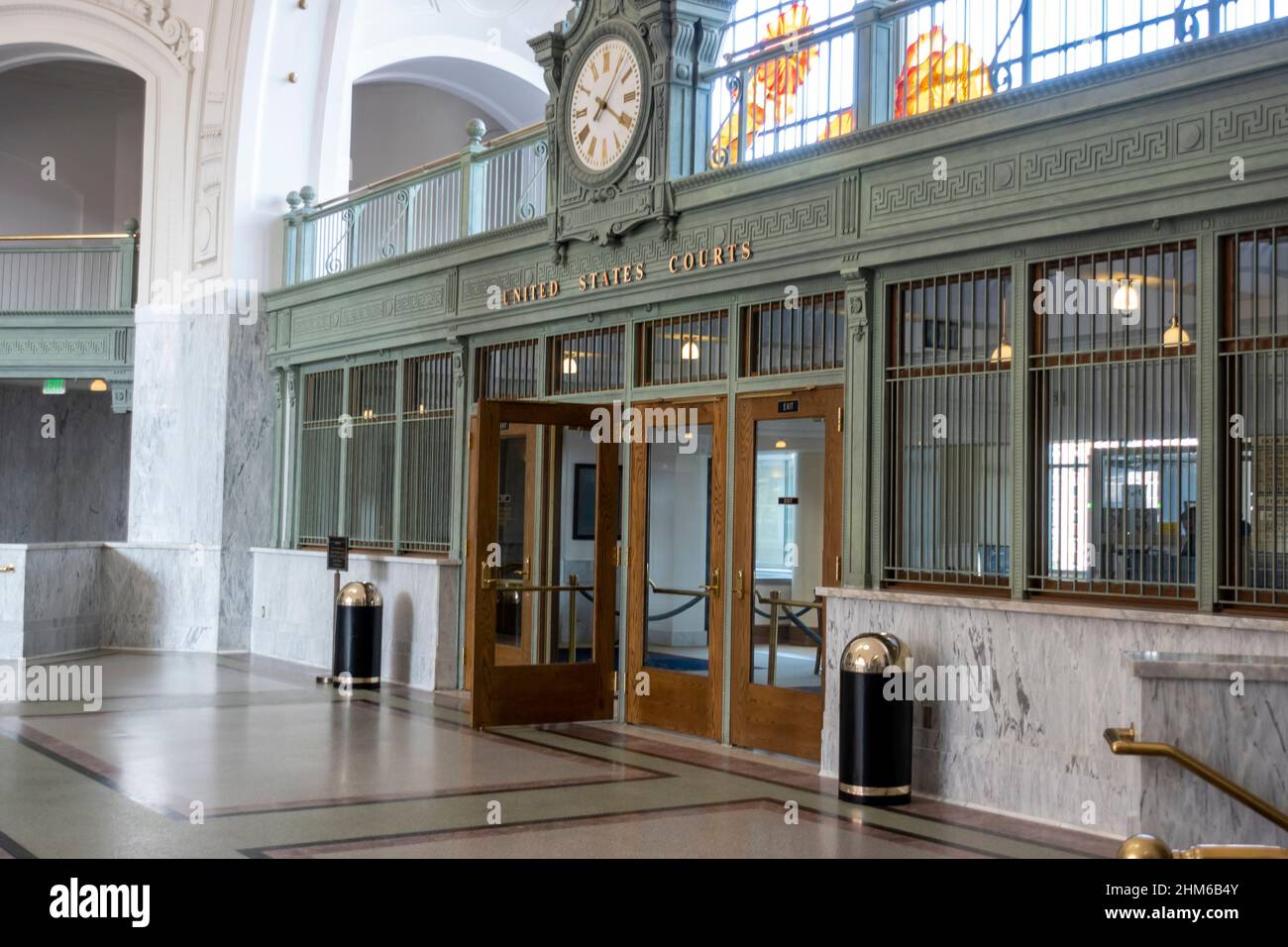 Tacoma, WA USA - circa August 2021: View of the interior of the United ...