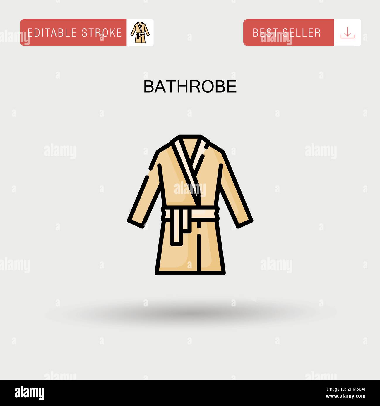 White robe and object Stock Vector Images - Alamy