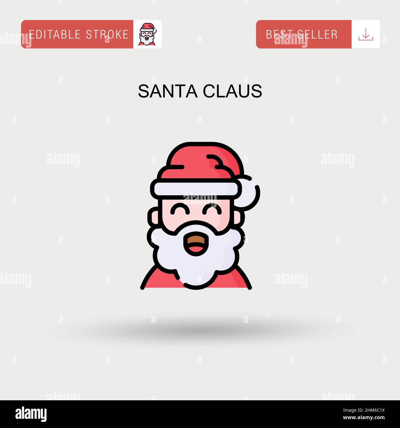 Christmas delivery santa claus Stock Vector Images - Alamy
