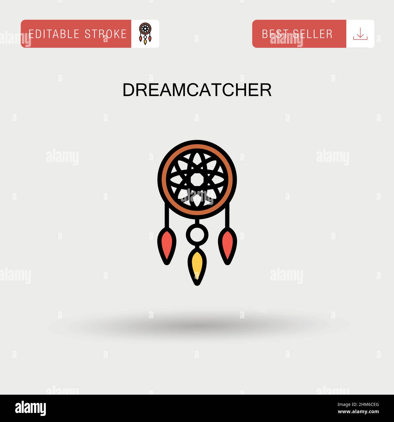 American indian talisman dreamcatcher Stock Vector Images - Alamy