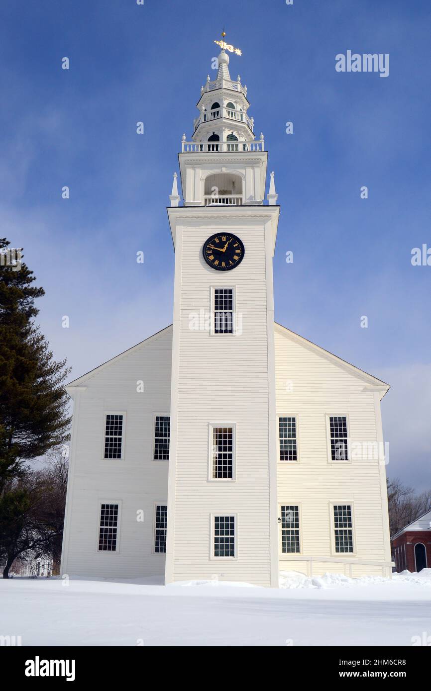 Fitzwilliam Town Hall, New Hampshire Stock Photo - Alamy