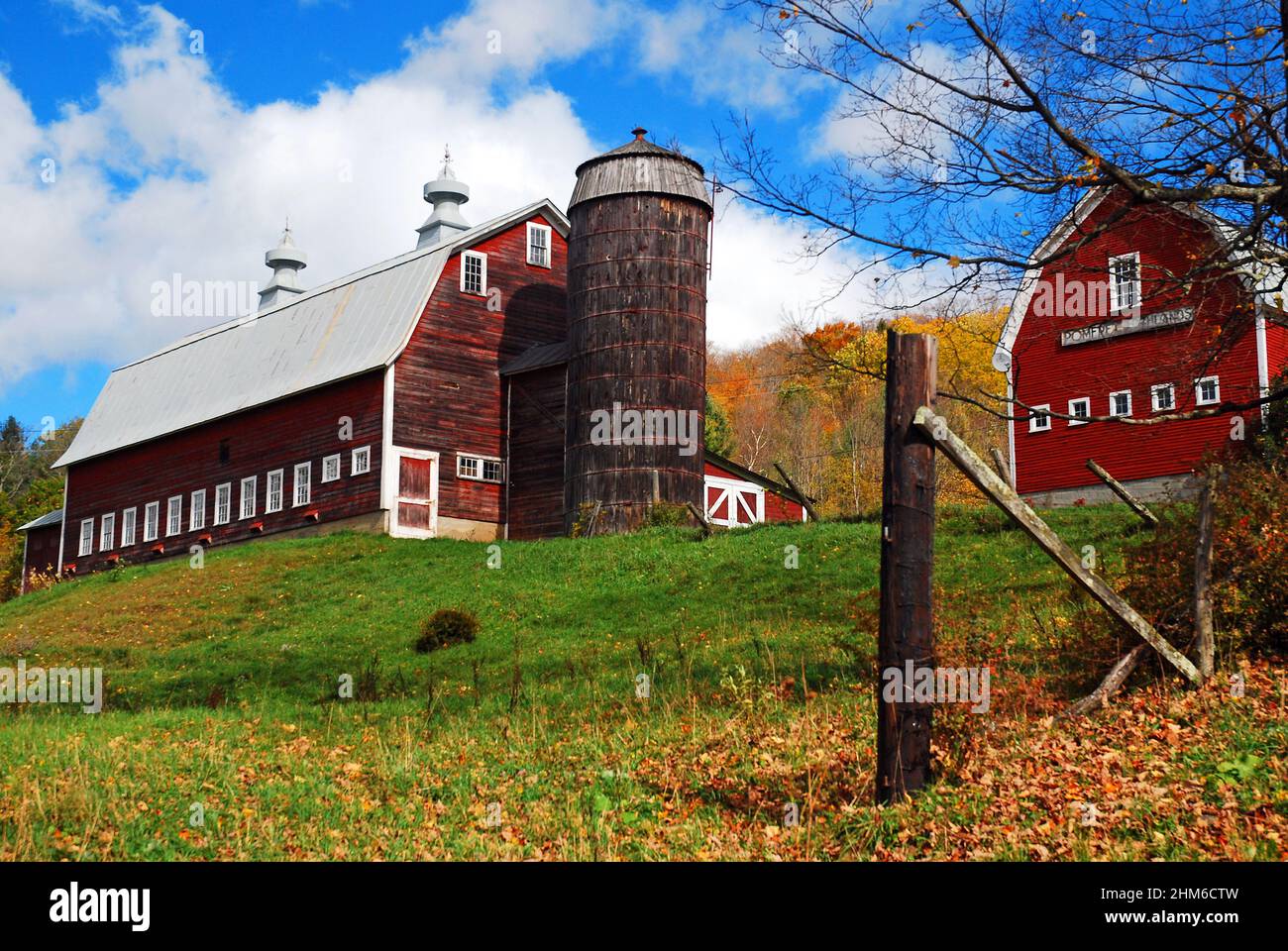 Rural scene, Vermont Stock Photo - Alamy