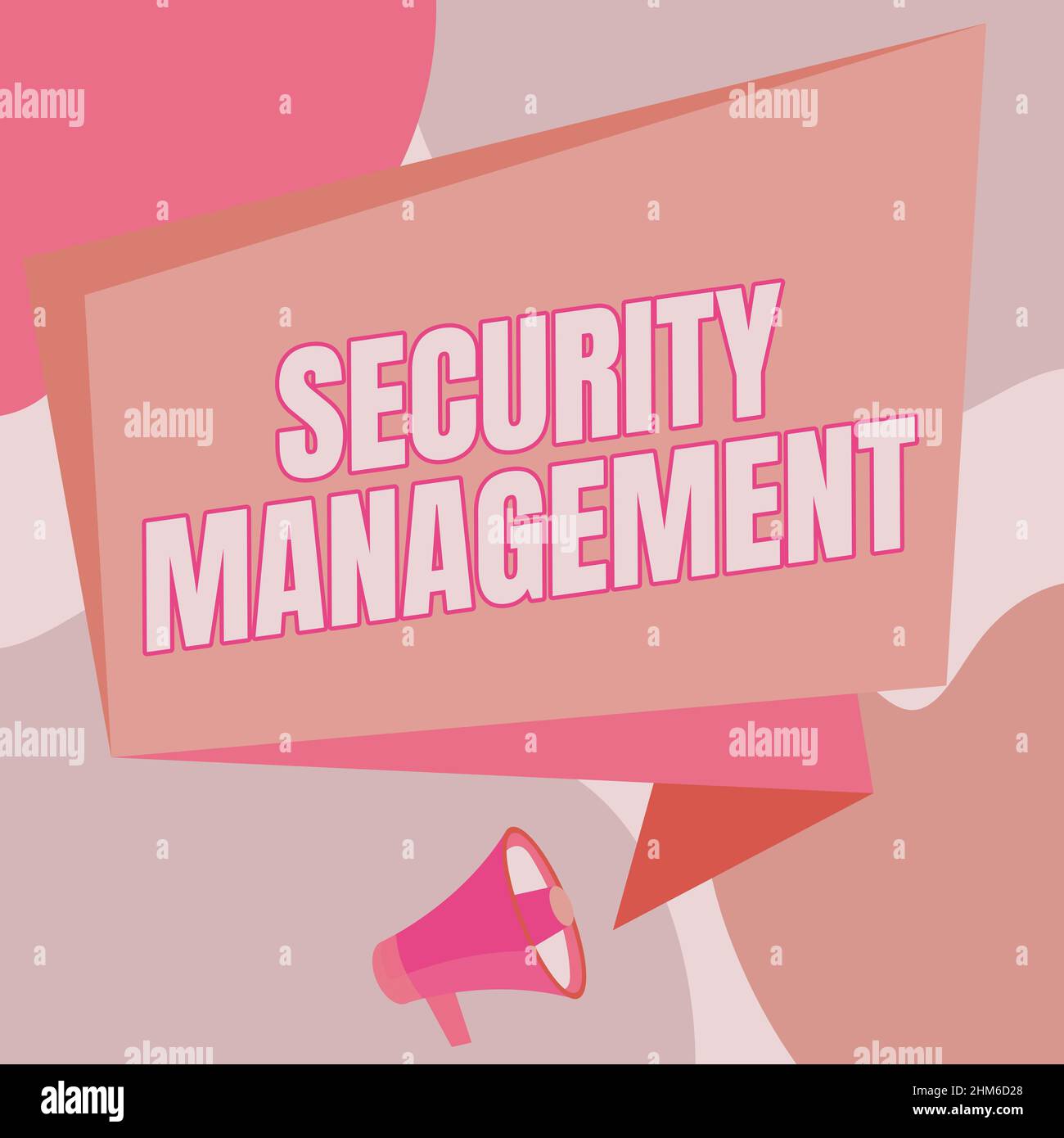 Handwriting Text Security Management Concept Meaning Is The Identification Of An Organization S