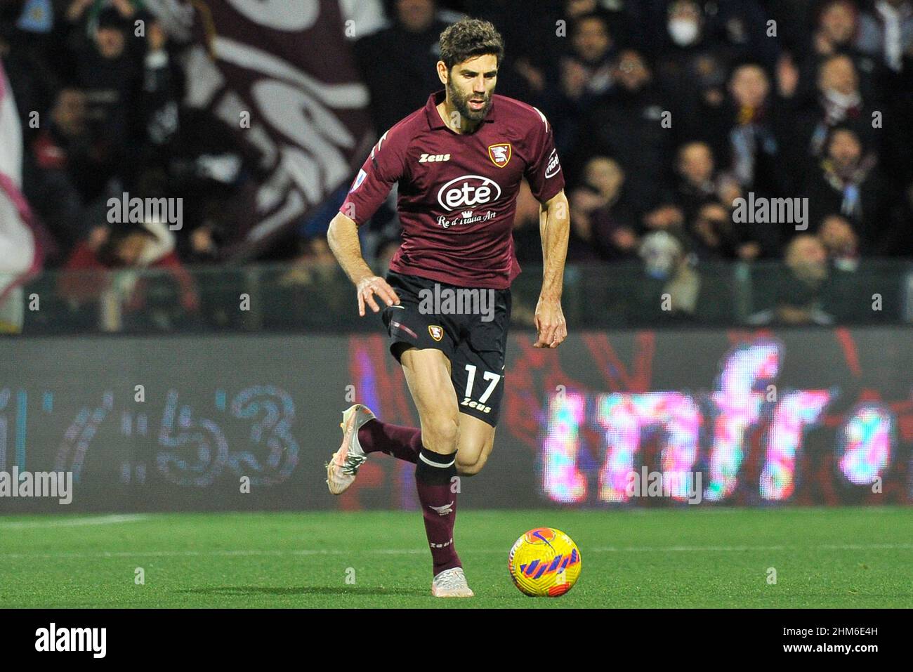 Federico Fazio player of Salernitana, during the match of the Italian ...