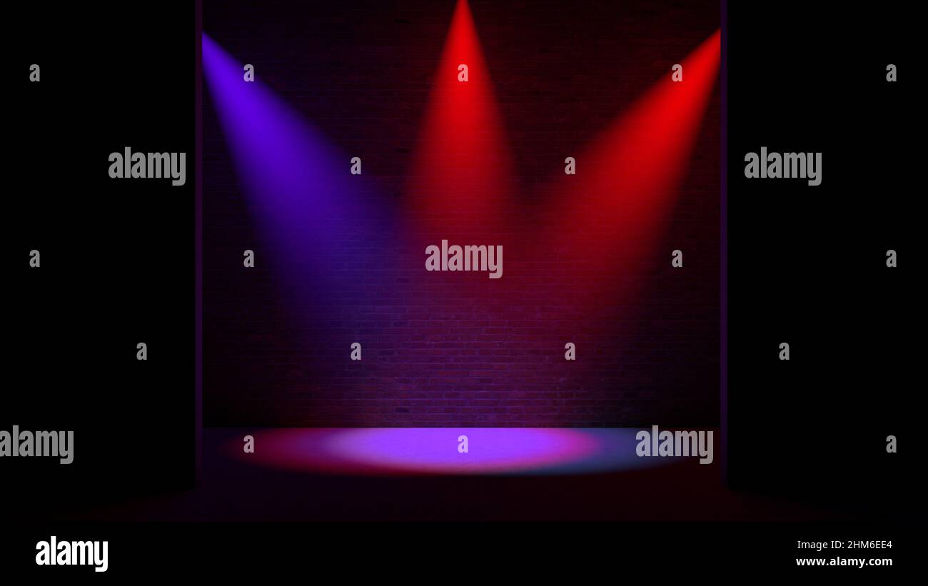 3d background from spotlight light beam Stock Photo - Alamy