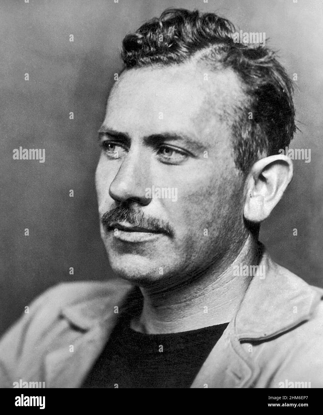 The american writer John Steinbeck, author of Of Mice and Men and The ...