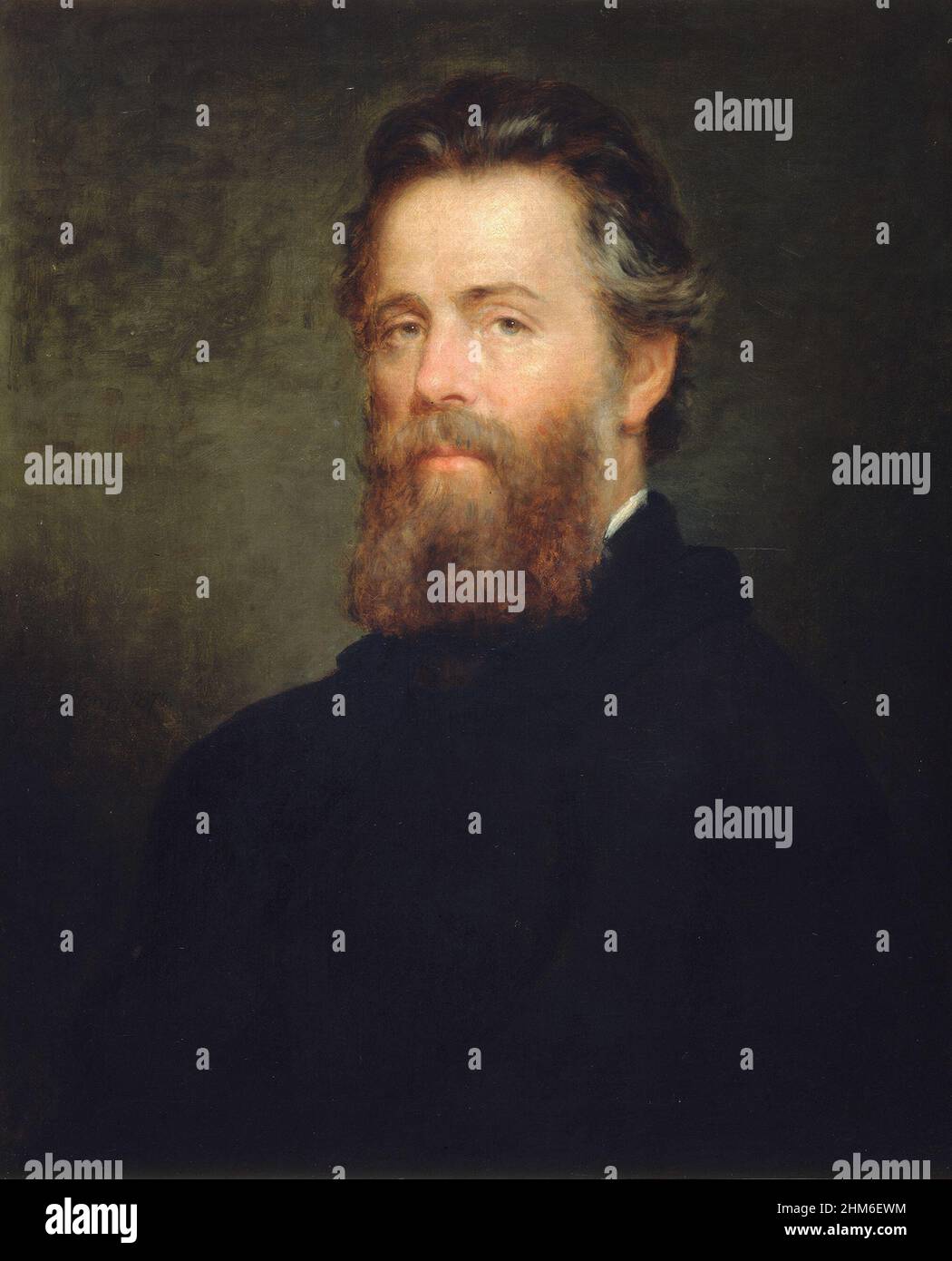 The american writer Herman Melville, author of Moby Dick Stock Photo ...