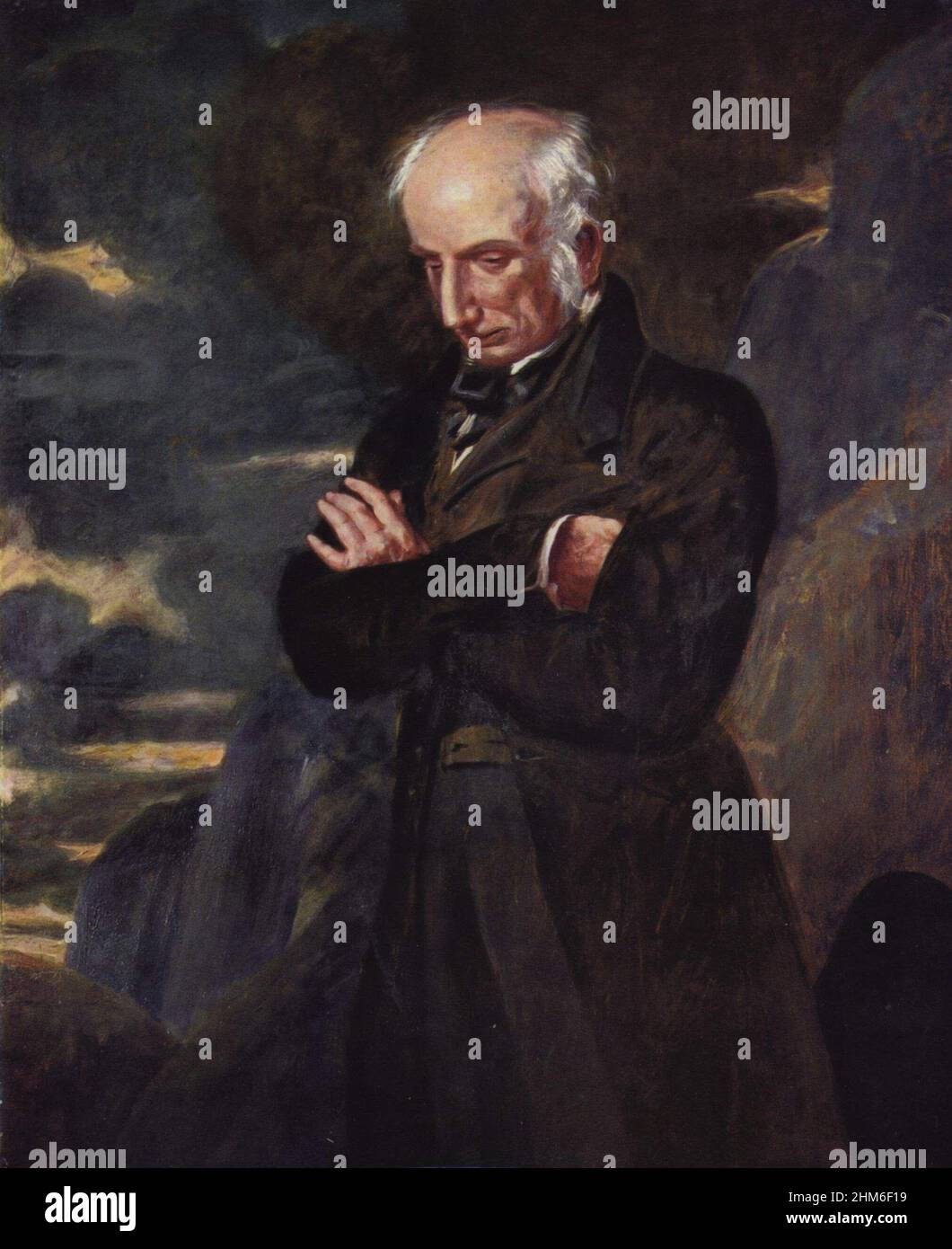 A portrait of the English poet William Wordsworth, painting by Robert ...