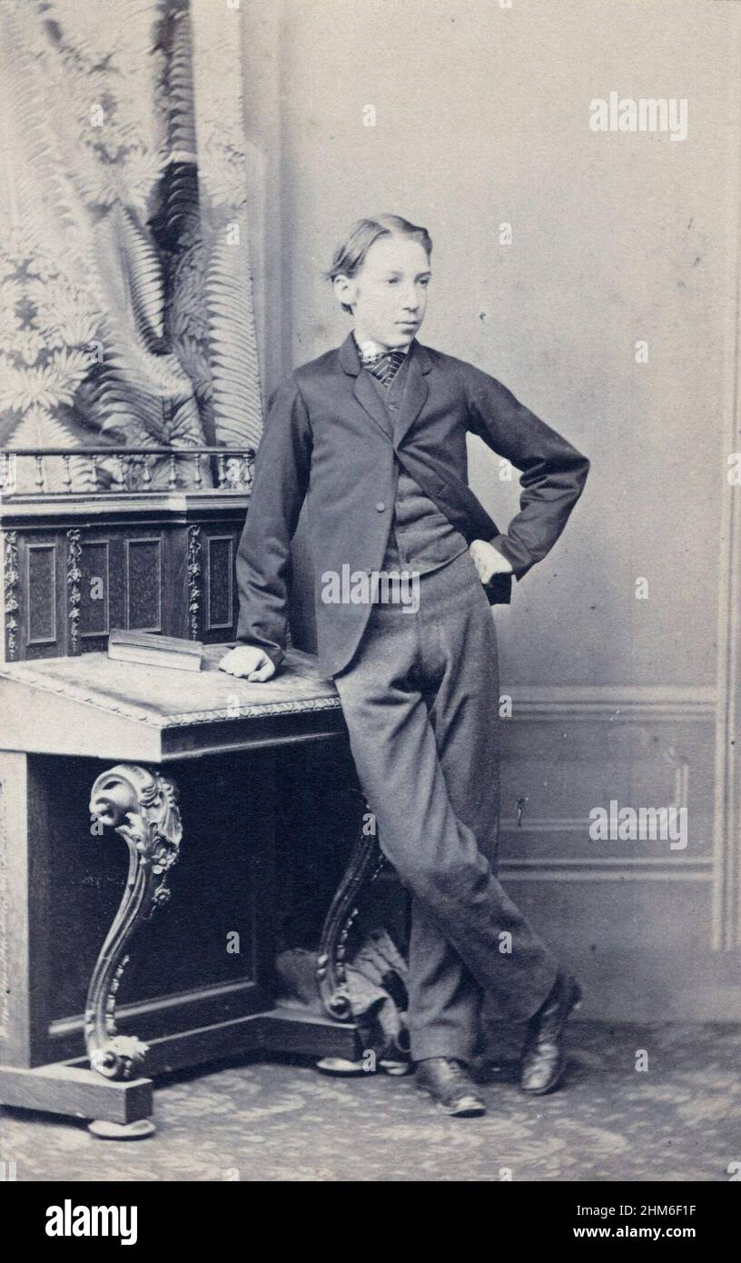 A portrait of the Scottish writer Robert Louis Stevenson, author of ...
