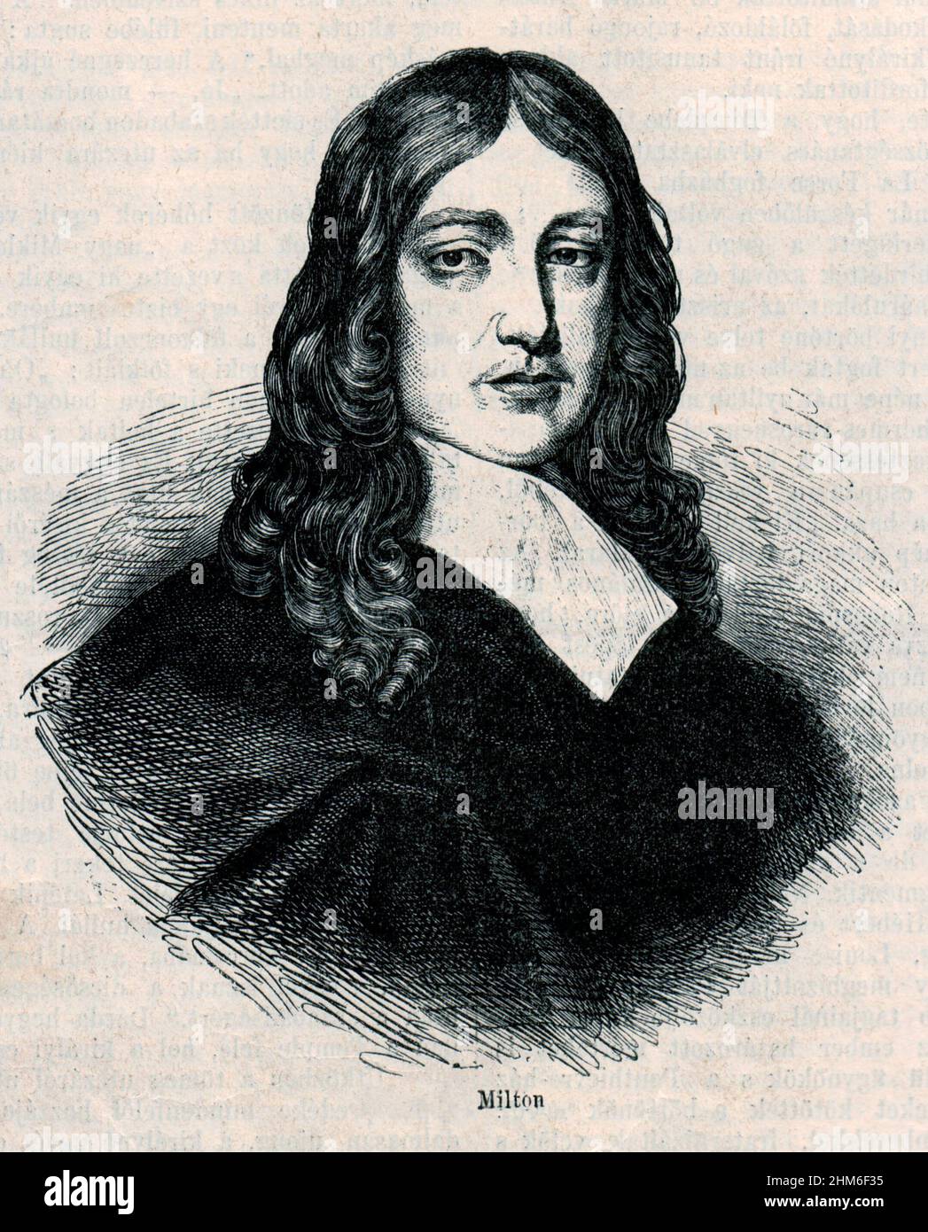 John milton portrait hi-res stock photography and images - Alamy