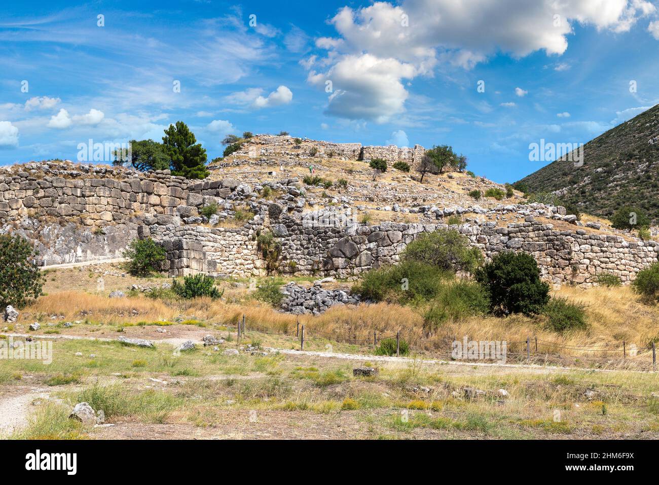 Mycenaean city walls hi-res stock photography and images - Alamy