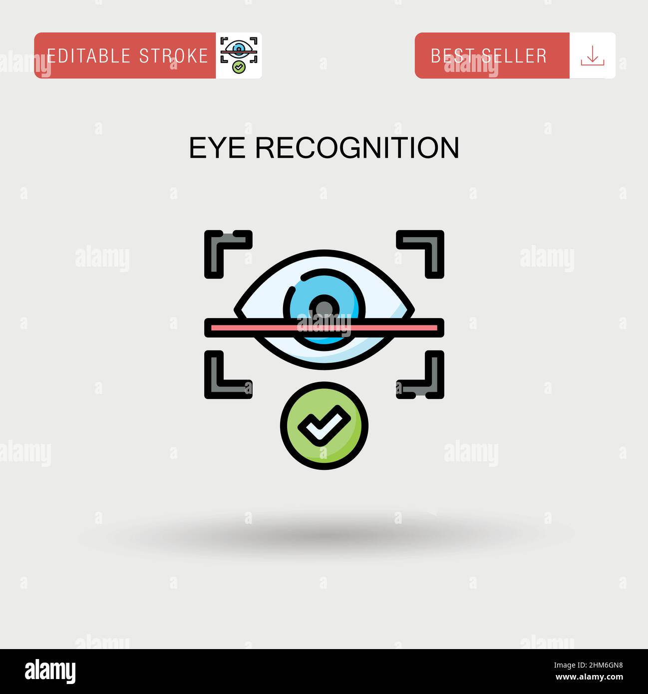 Human eye scan technology interface Stock Vector Images - Alamy