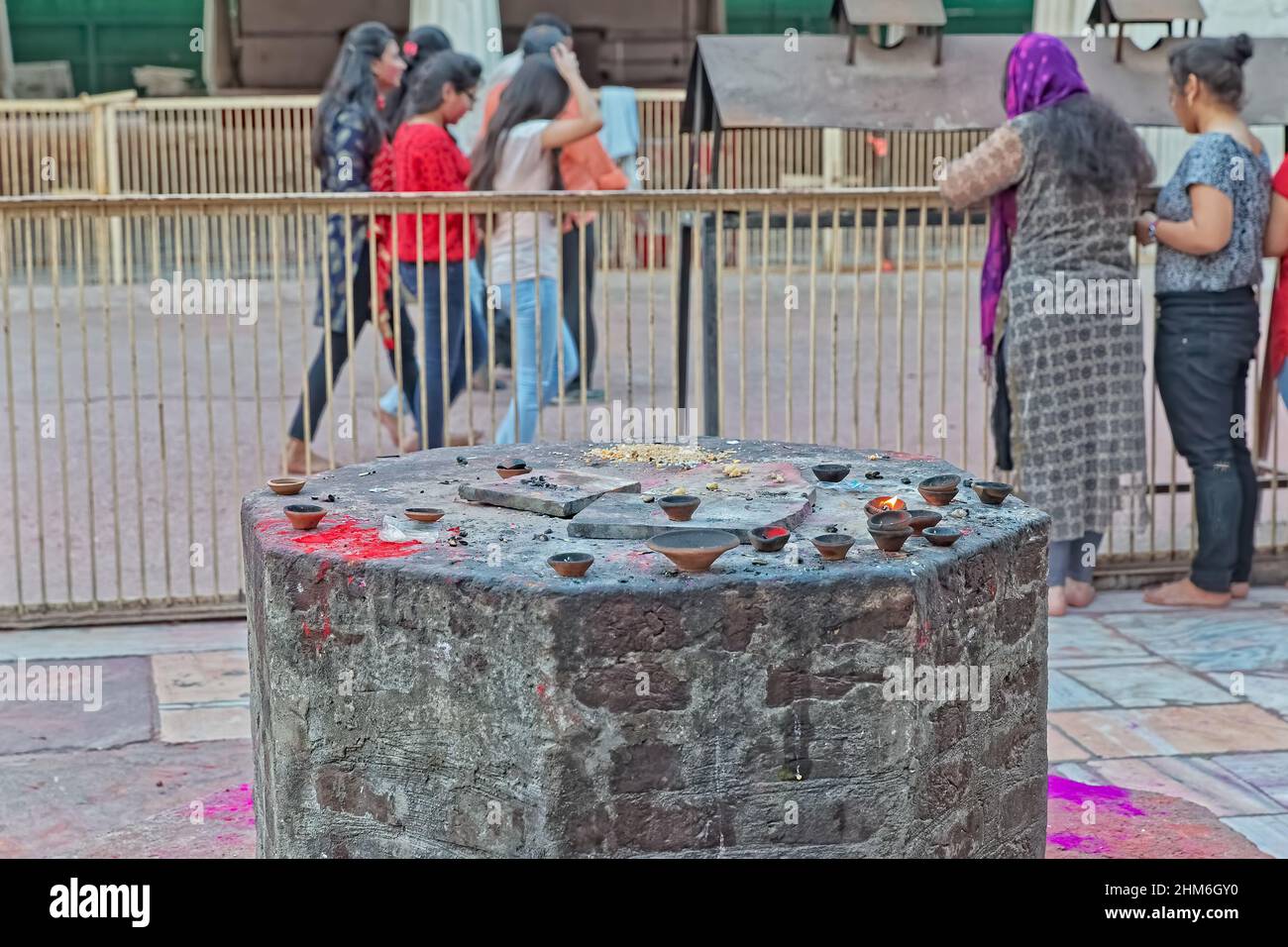 Govind Dev Ji Temple detail in Jaipur India Stock Photo - Alamy