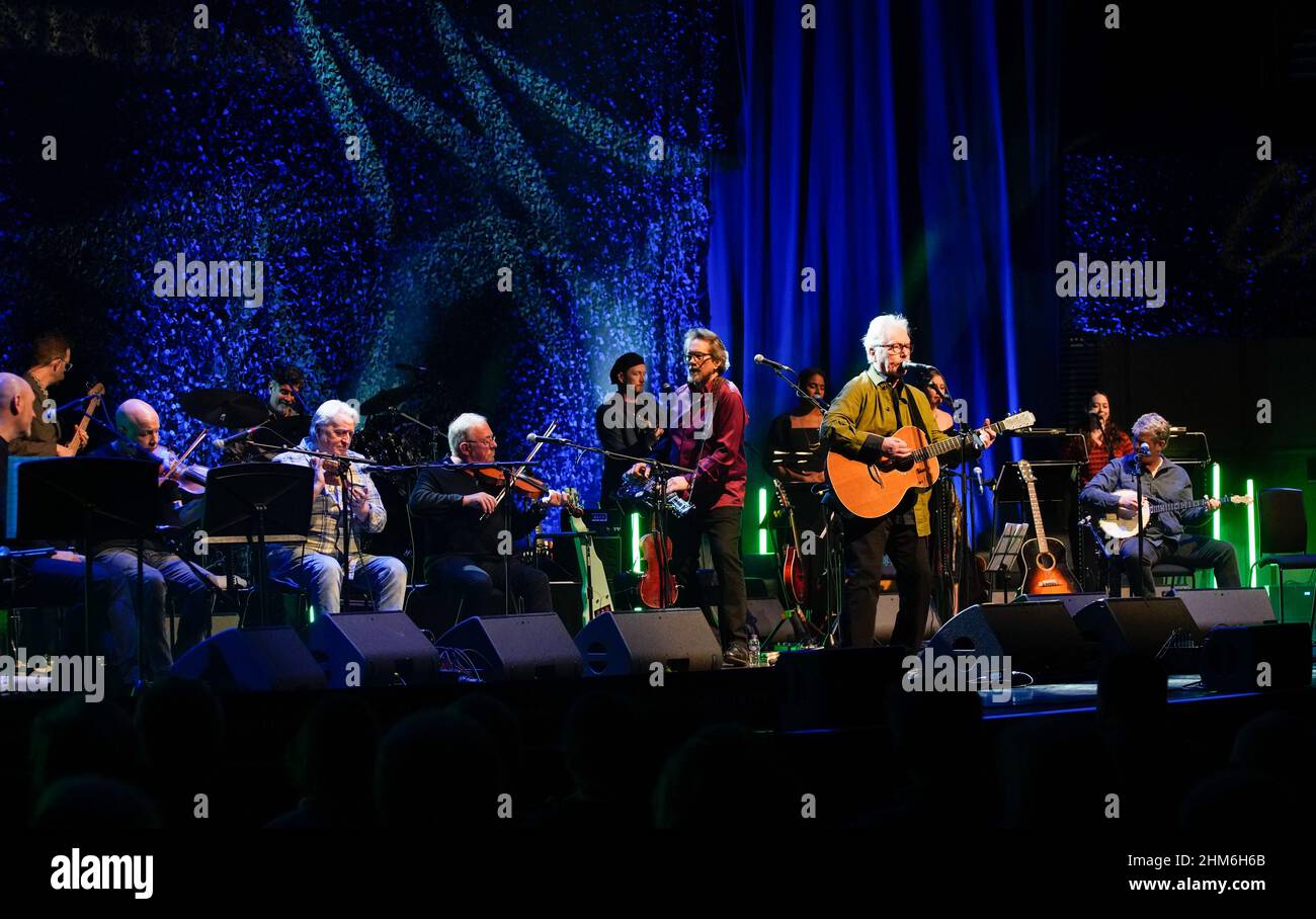 Glasgow Scotland, 6th February 2022. Paul Brady, Irish folk musician ...