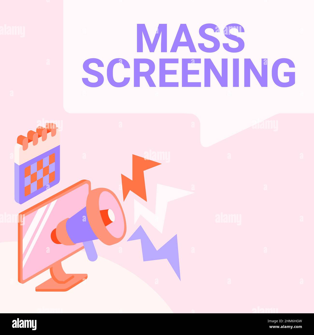 Inspiration showing sign Mass Screening. Business idea health ...