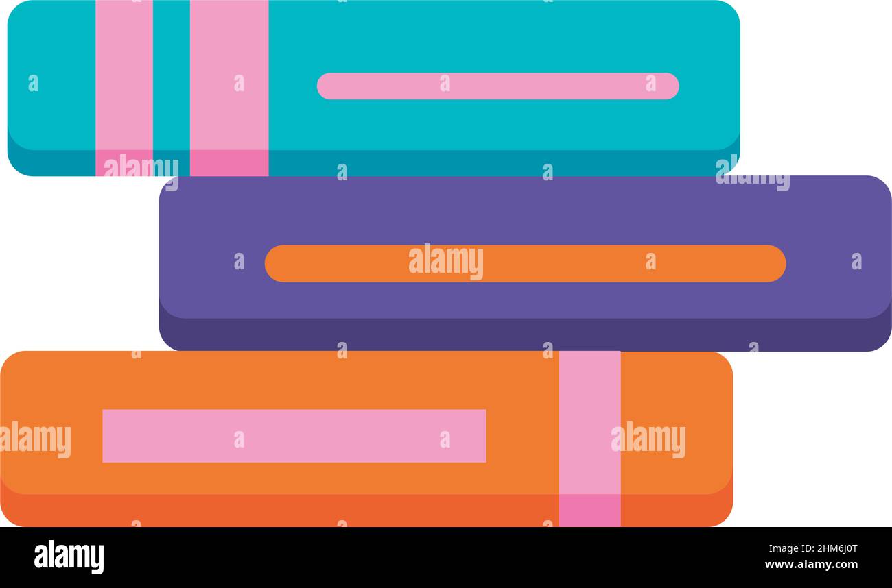three pile books library icon Stock Vector Image & Art - Alamy