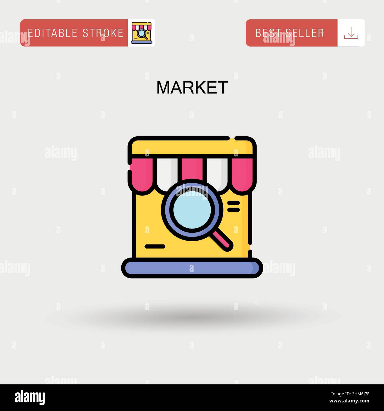 Digital market research Stock Vector Images - Alamy