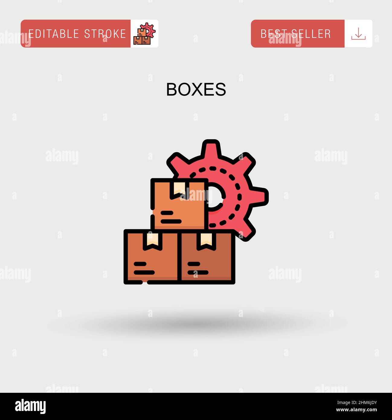 Boxes Simple vector icon Stock Vector Image & Art - Alamy