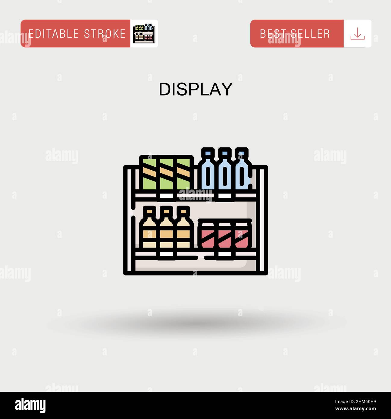 Display Simple vector icon Stock Vector Image & Art - Alamy