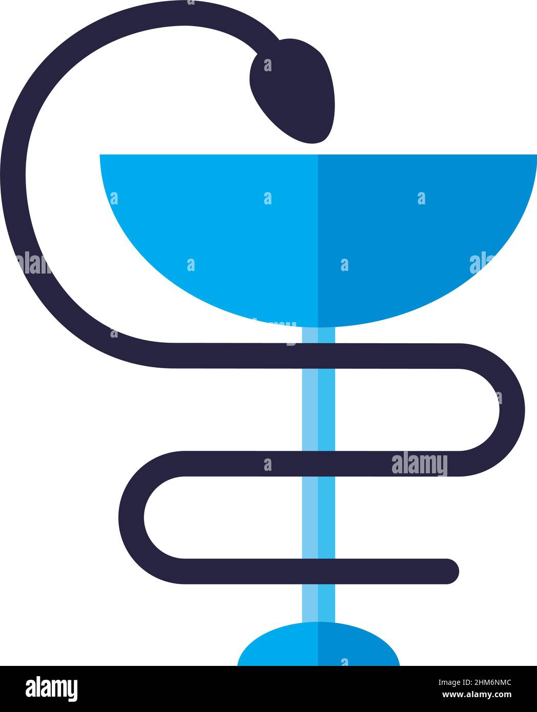 cup and snake medical symbol Stock Vector Image & Art - Alamy