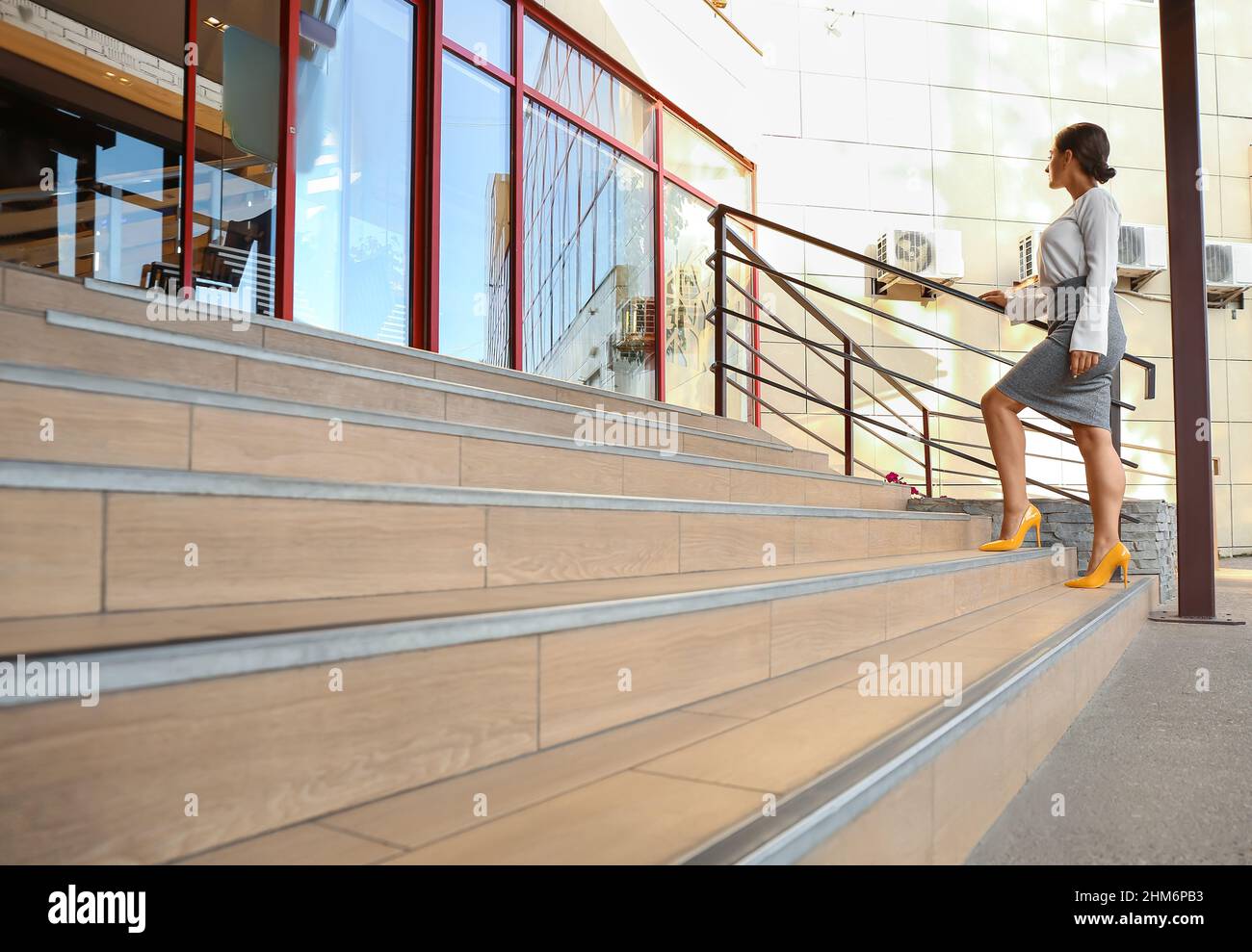 Going up stairs home hi-res stock photography and images - Alamy