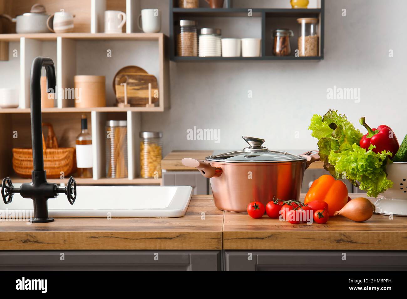 Pot sink hi-res stock photography and images - Alamy