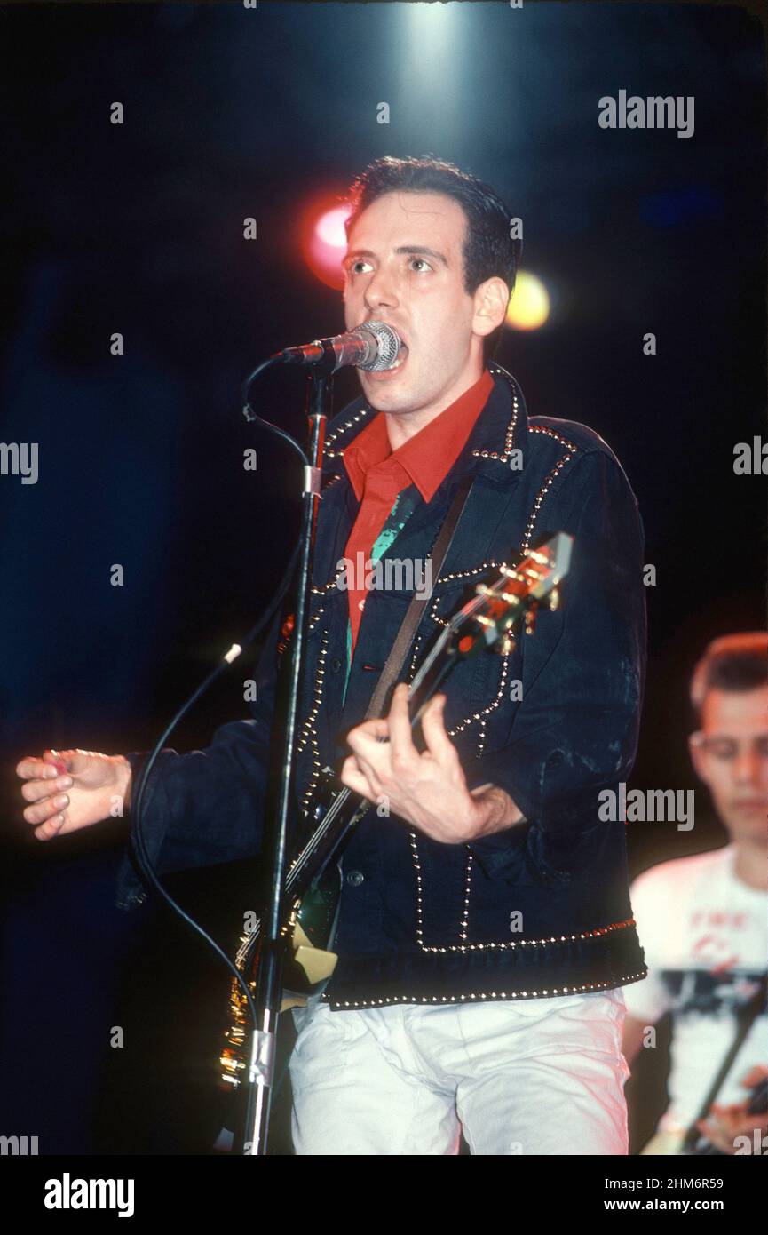 LOS ANGELES, CA - MAY 28: Mick Jones of The Clash performs in concert ...
