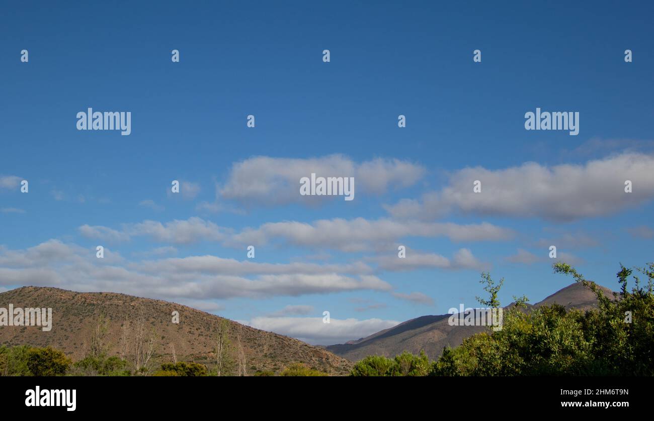 A fertile green valley in the Vleiland area in the Laingsburg district ...