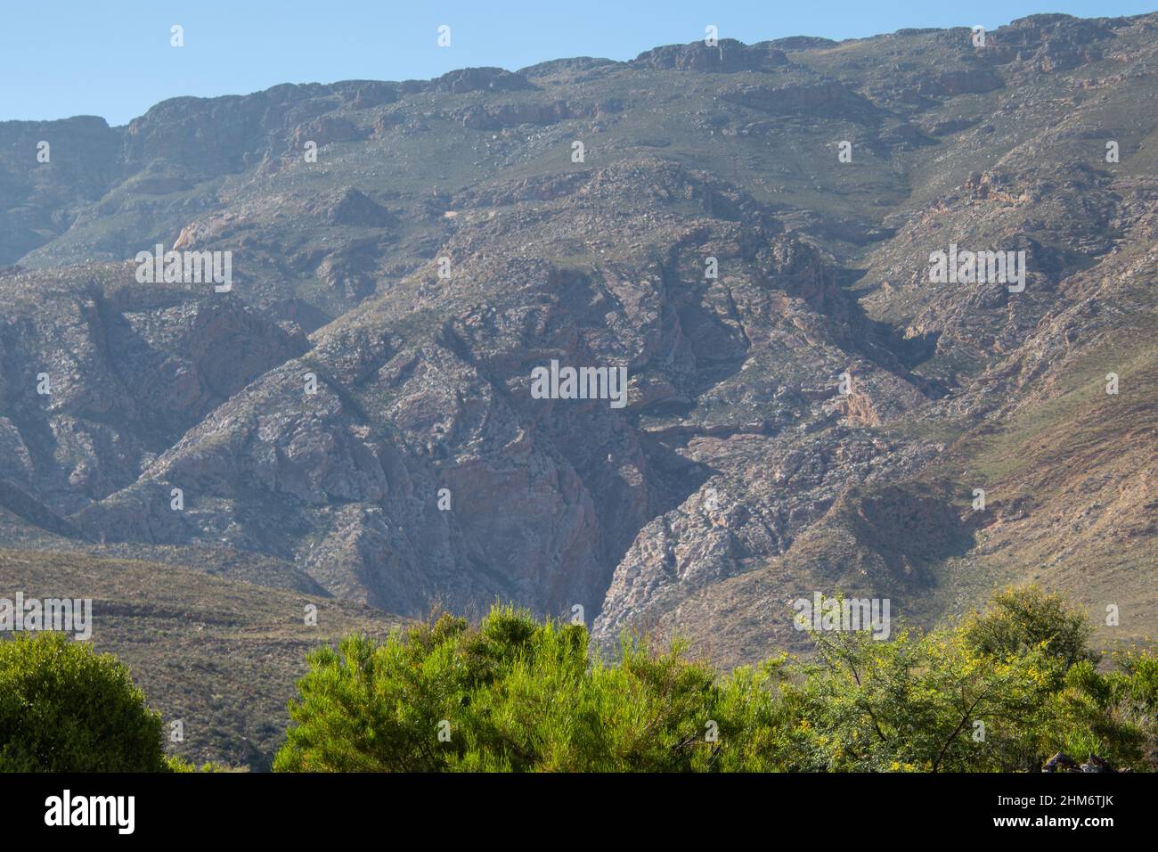 A fertile green valley in the Vleiland area in the Laingsburg district ...