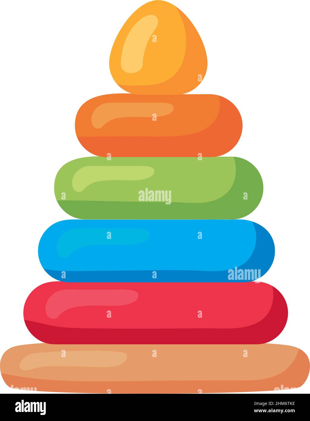pile rings toy plastic icon Stock Vector Image & Art - Alamy