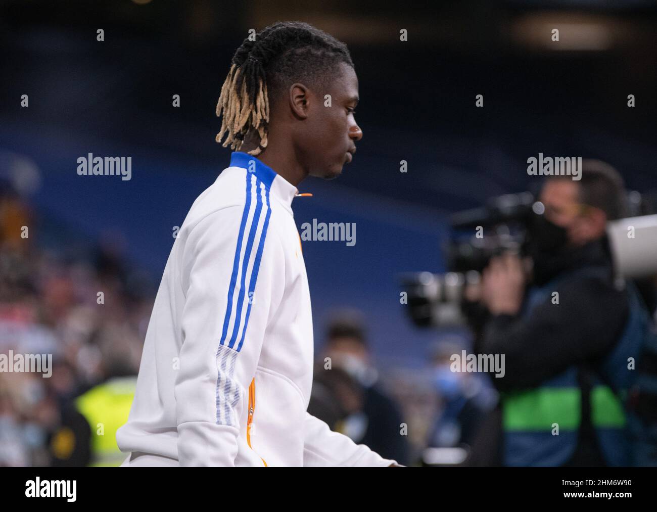 6th February 2022; Santiago Bernabeu stadium, Madrid, Spain: La Liga ...