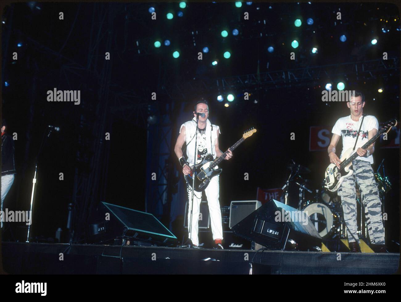 LOS ANGELES, CA - JUNE 12: The Clash perform in concert at various ...