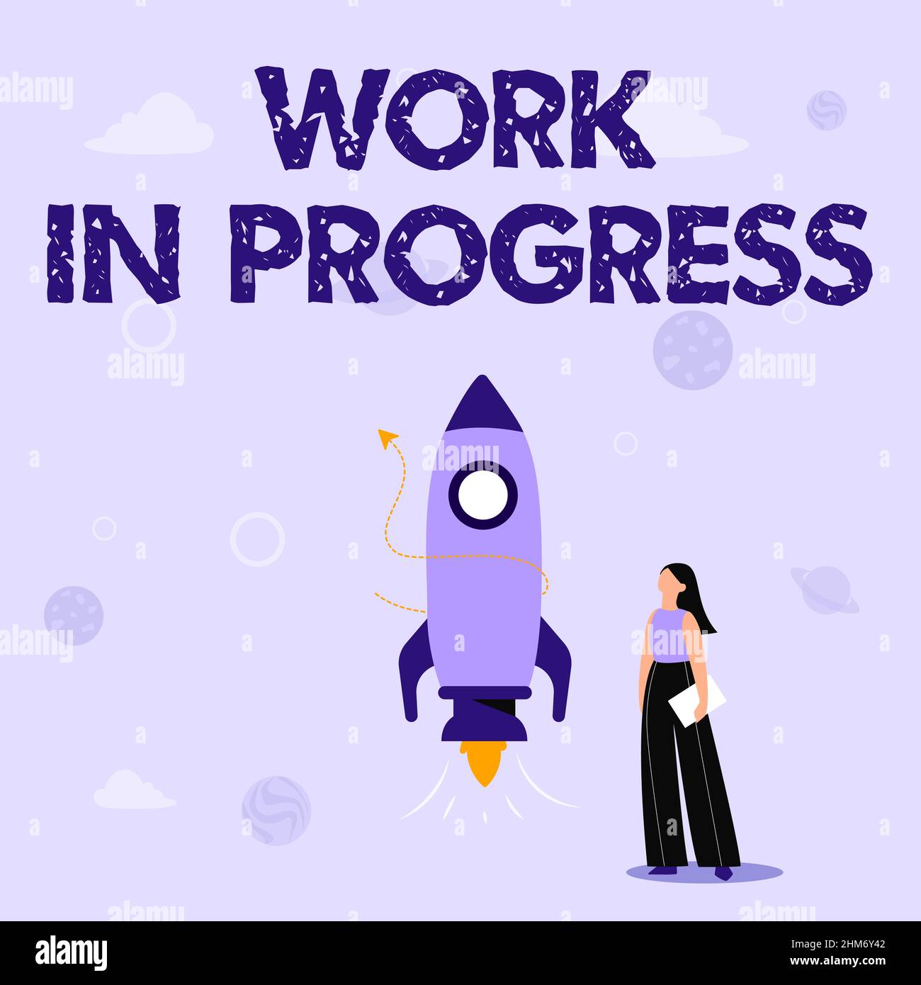 Inspiration showing sign Work In Progress. Word Written on Work In ...