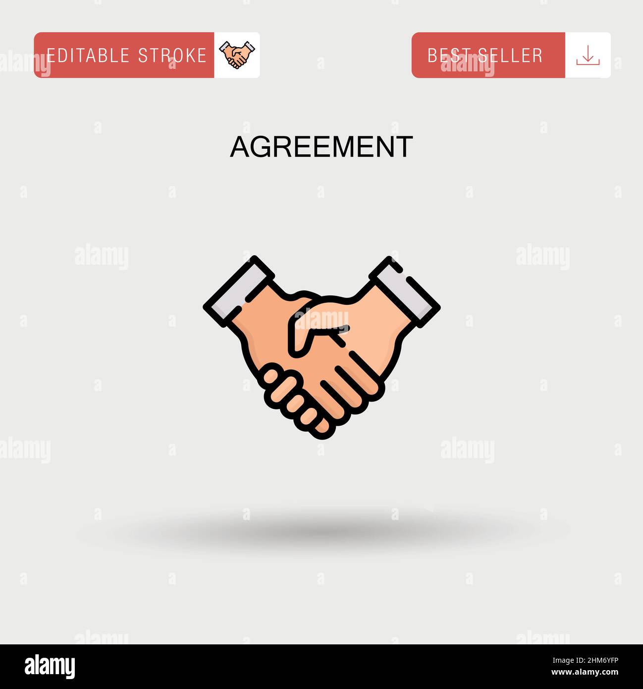 Employment agreement Stock Vector Images - Alamy