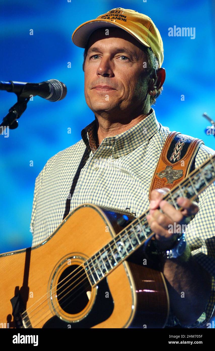 George Strait Rehearses For The 37th Academy Of Country Music Awards