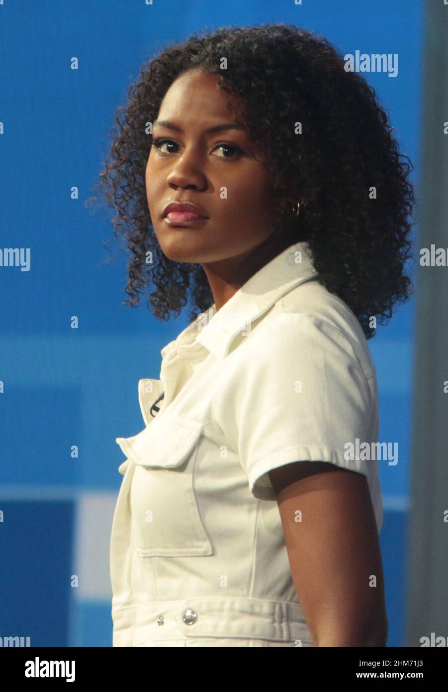 New York, NY, USA. 07th Feb, 2022. Janai Norman on the set of Good ...