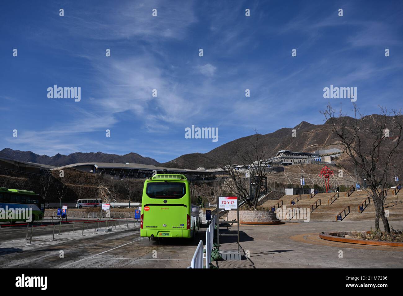 Yanqing core area#2 but stop/General view, FEBRUARY 7, 2022 : the ...