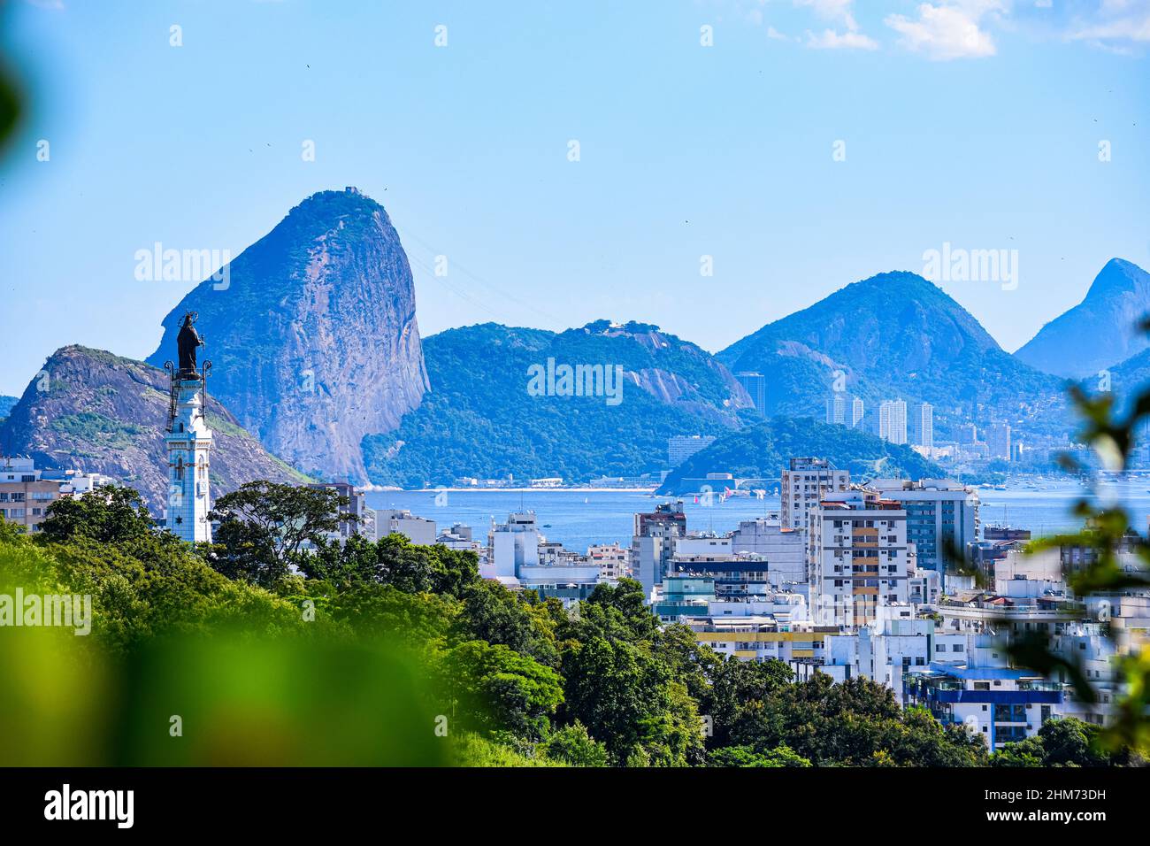 Rio de Janeiro, Brazil - CIRCA 2021: Photo of Sugarloaf Mountain with ...