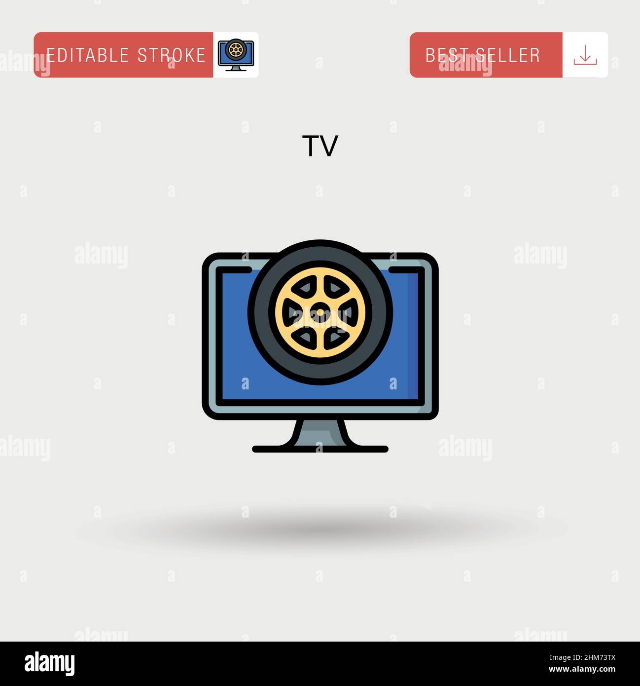 Watch tv home Stock Vector Images - Alamy