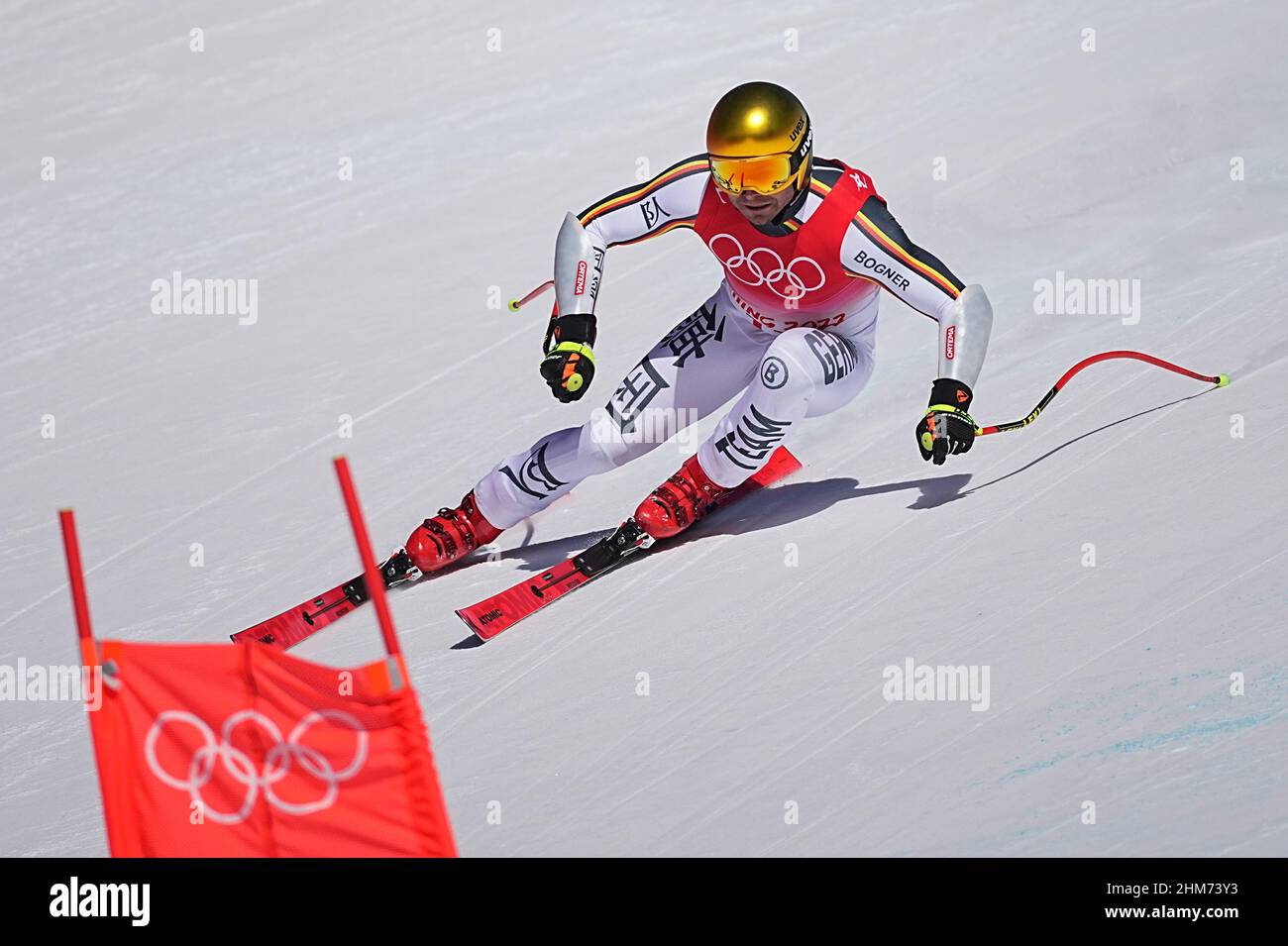 Yanqing, China. 08th Feb, 2022. Olympics, Alpine Skiing, Super G, Men ...