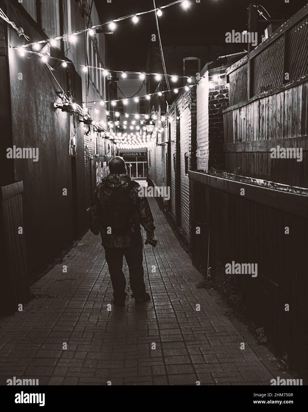 Walking the Streets at night Stock Photo - Alamy