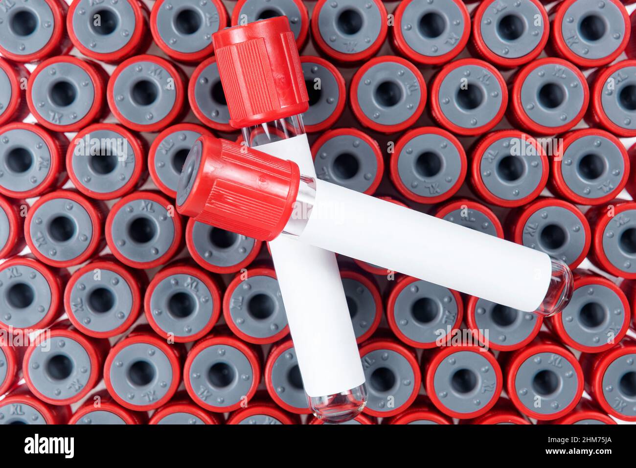 Closeup view of the medical tube on the medical tubes rack Stock Photo ...