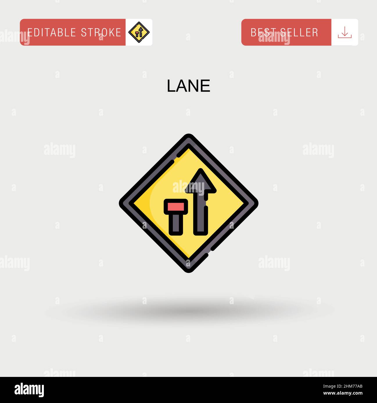 Cycle lane sign Stock Vector Images - Alamy