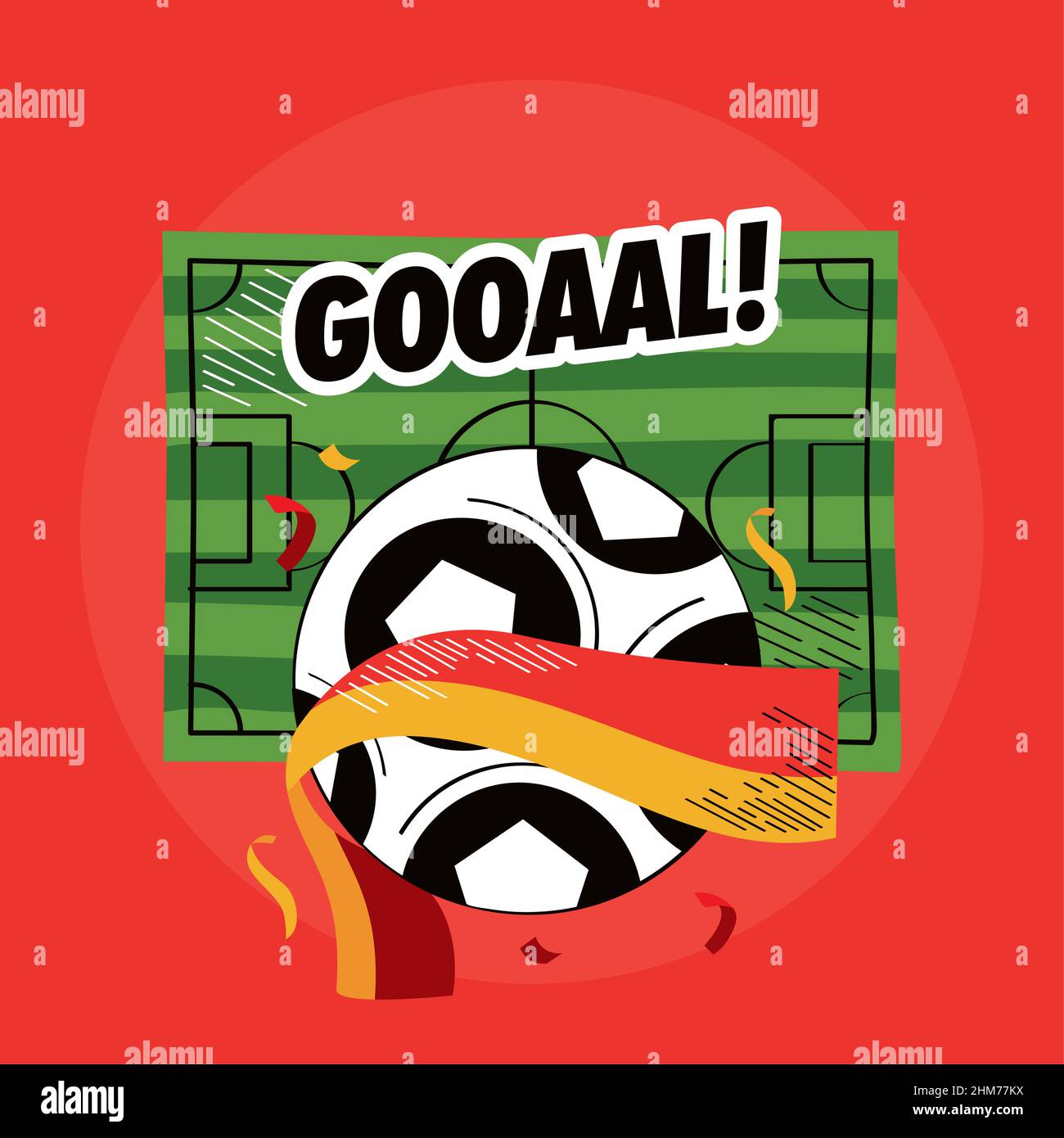 football soccer balloon goal poster Stock Vector Image & Art - Alamy