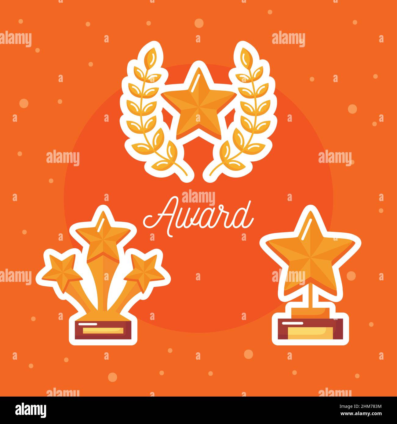 win awards set three icons Stock Vector Image & Art - Alamy