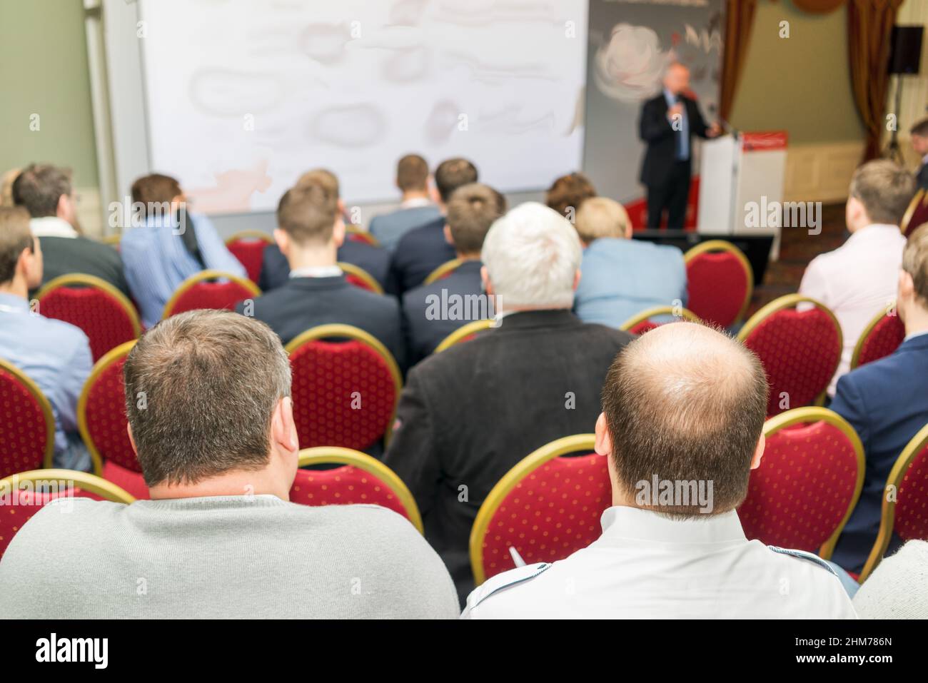 Conference podium hi-res stock photography and images - Alamy