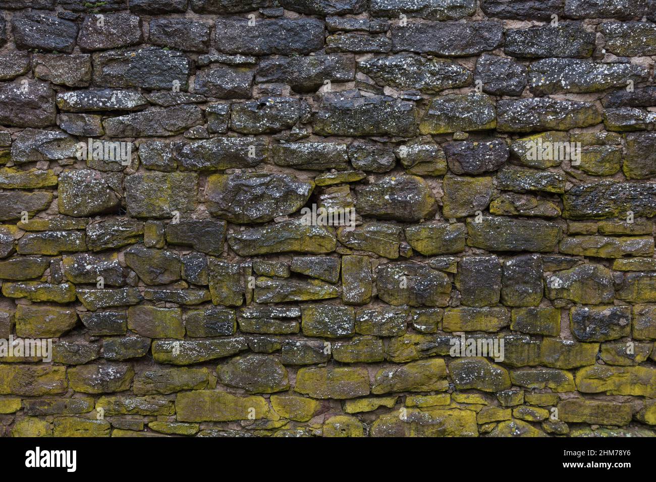 Front view of an old brick wall Stock Photo - Alamy