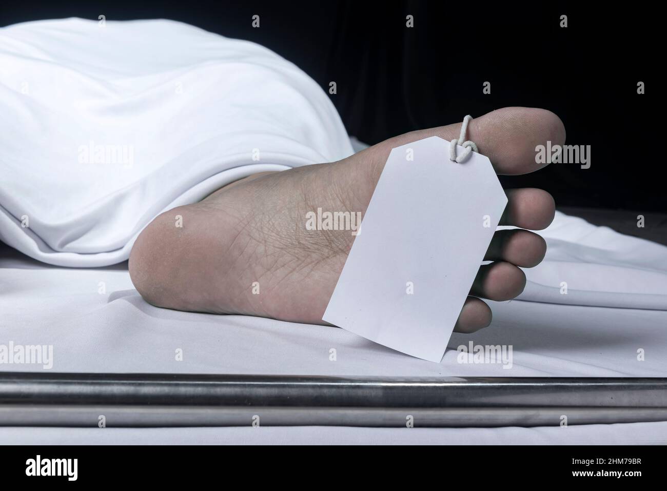 Dead body covered in sheet hi-res stock photography and images - Alamy