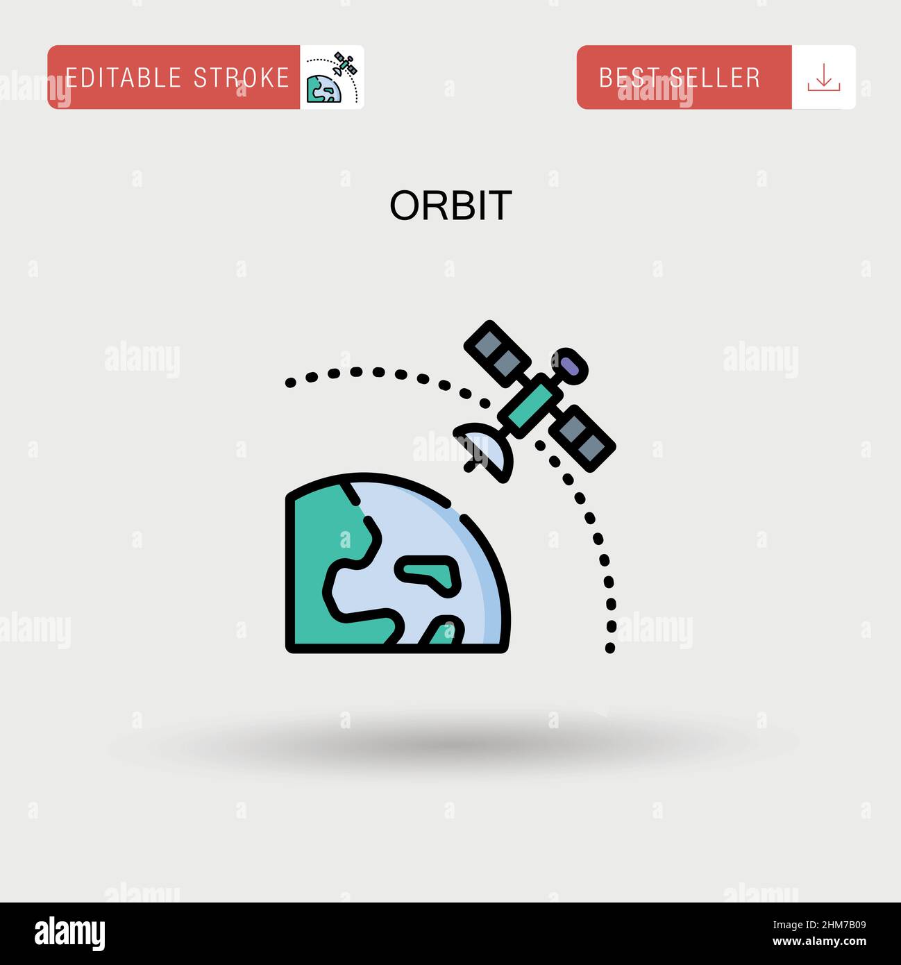 Orbit icon hi-res stock photography and images - Alamy
